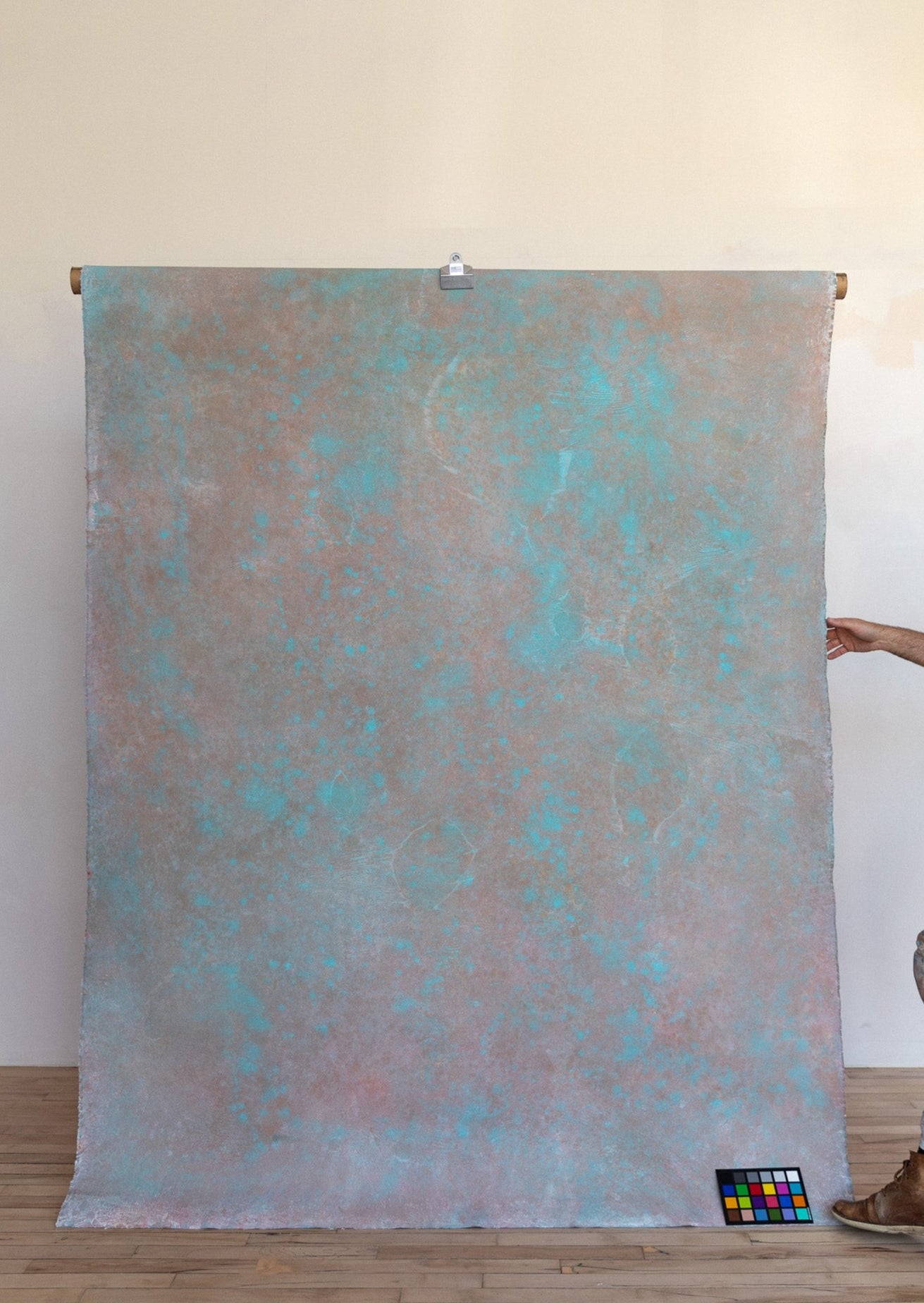 Coral Collision #0642 Medium Hand Painted Canvas Backdrop